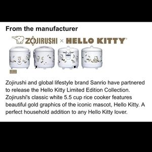 Zojirushi | Kitchen | Hello Kitty Rice Cooker | Poshmark